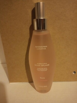 PEONY BODY SPLASH RARE & DESIRABLE LUXURIES Bath & Body Works 4.75 fl ...