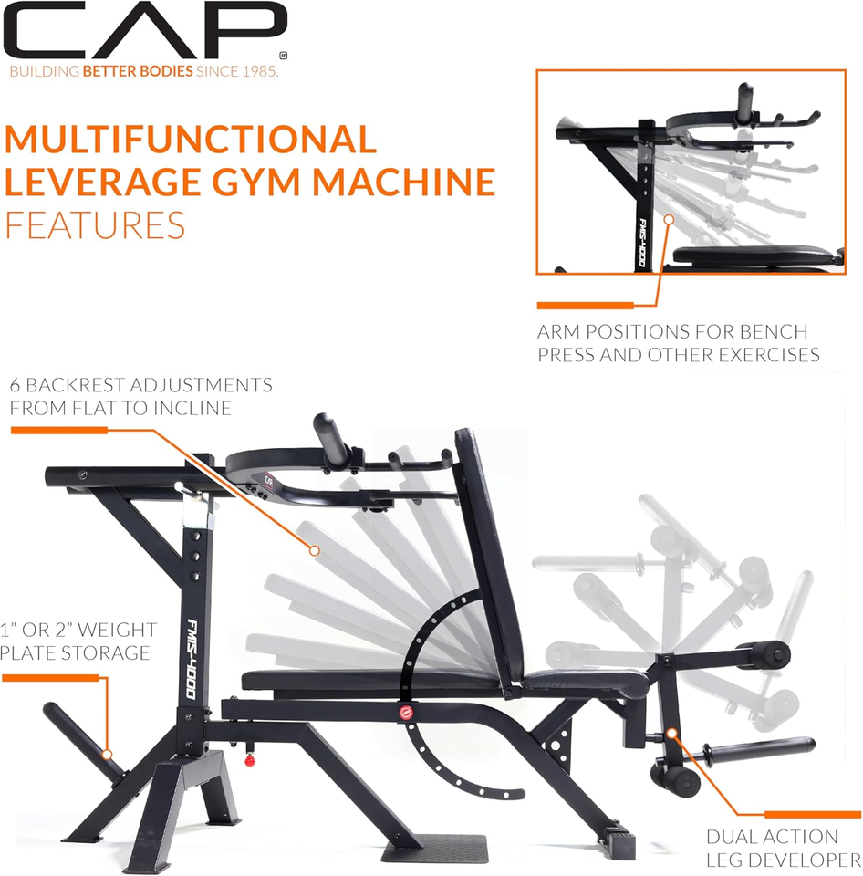 Multifunctional Leverage Gym Machine for Full-Body Strength Training | eBay
