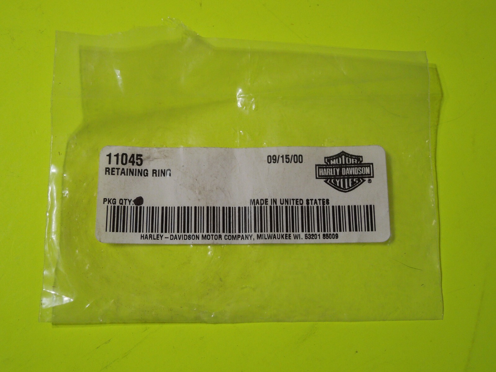 Harley Davidson PN 11045 Snap Ring PK of 2 for sale online | eBay
