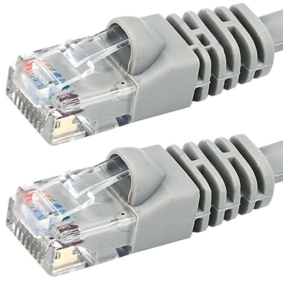 7FT Cat5E RJ45 Ethernet LAN Network UTP Crossover Cable Copper Wire ...