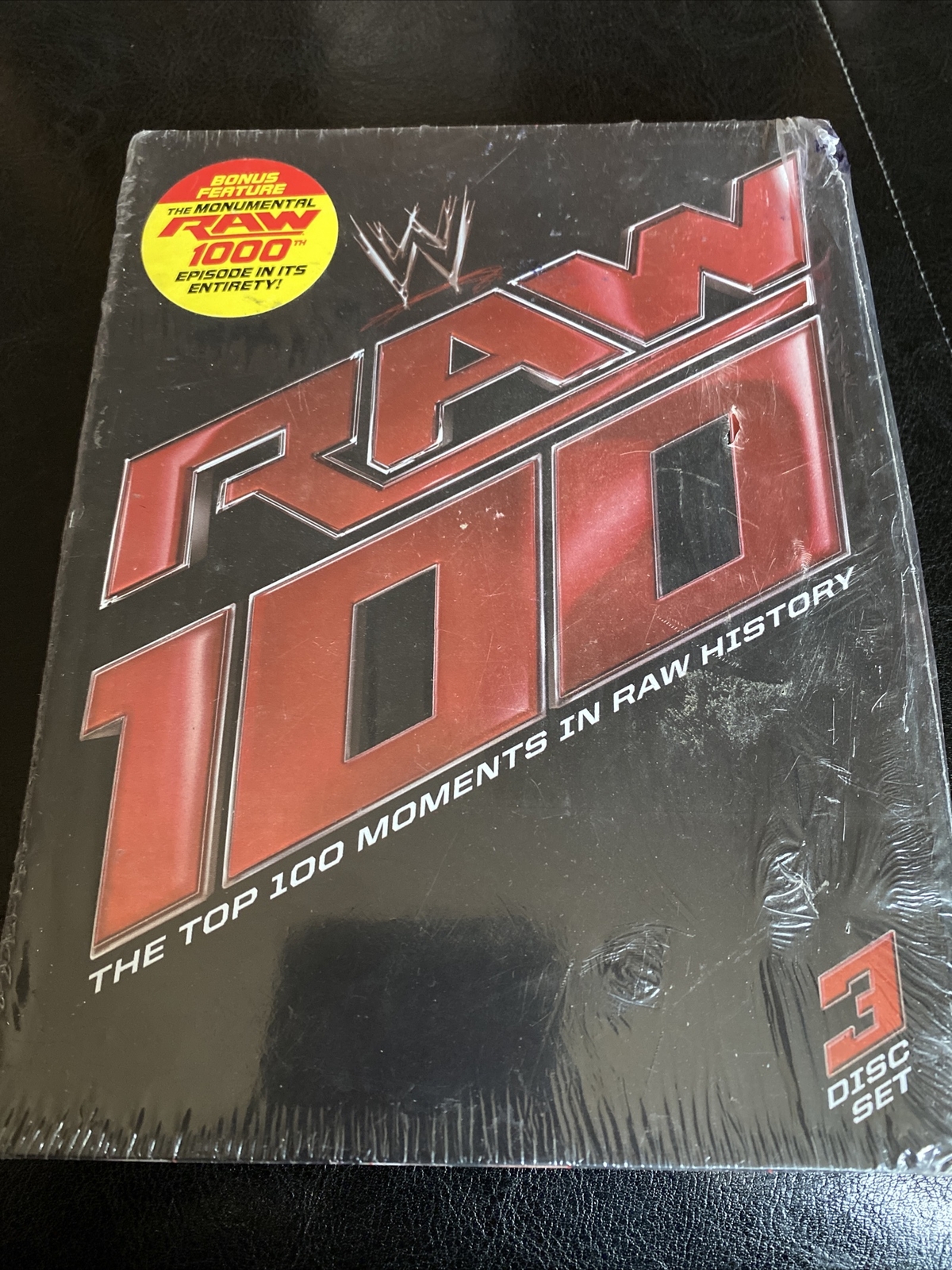 WWE: Raw 100: The Top 100 Moments in Raw History (DVD, 2012, 3-Disc Set ...
