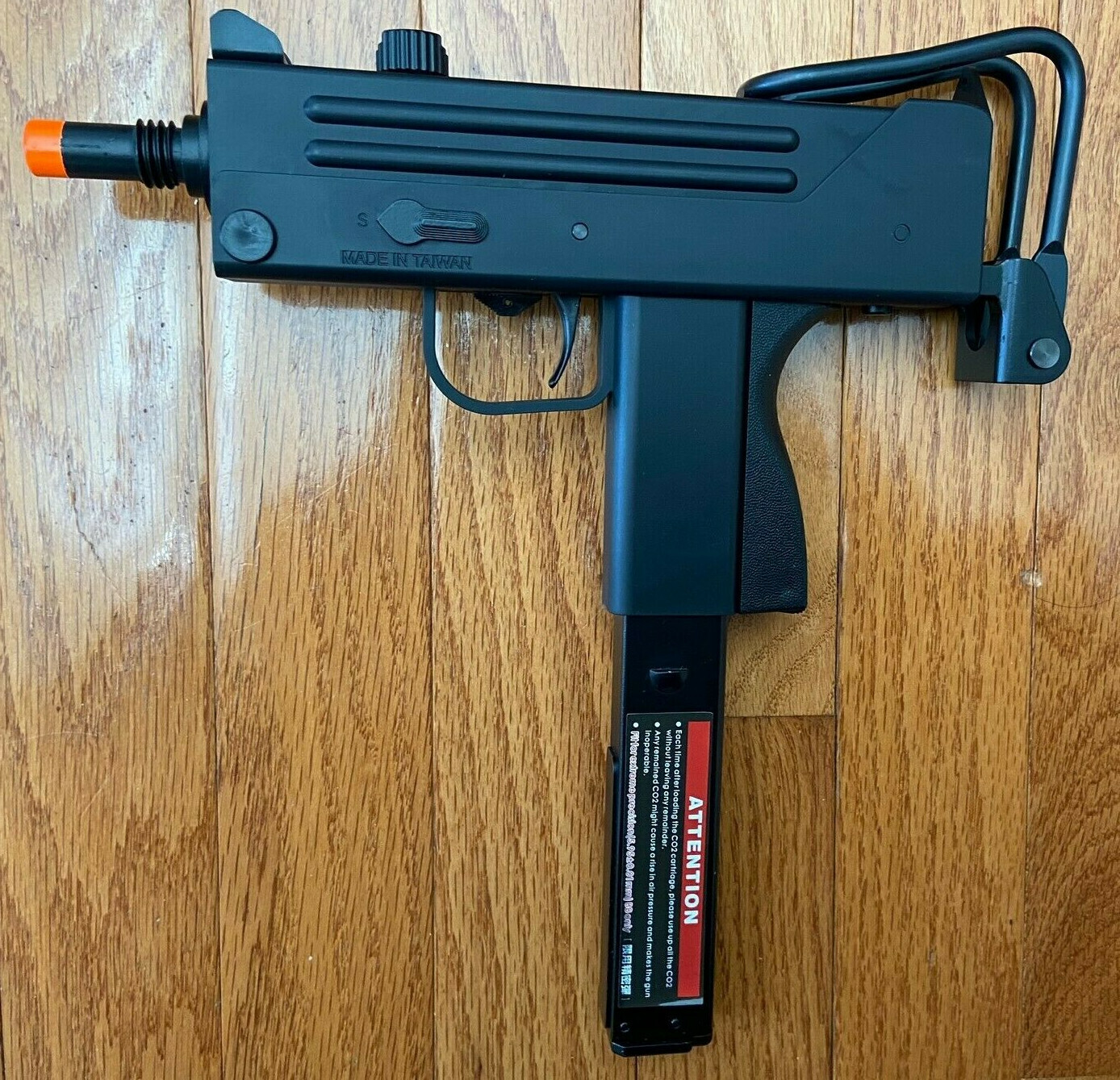 HFC Higher Quality Gas Blowback MAC 11 Style Airsoft Gun W/Adjustable ...
