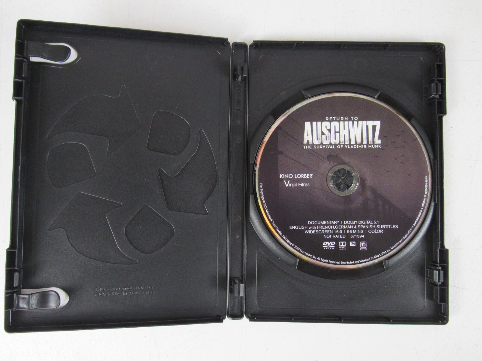 Return to Auschwitz: the Survival of Vladimir Munk (DVD, 2021) for sale ...