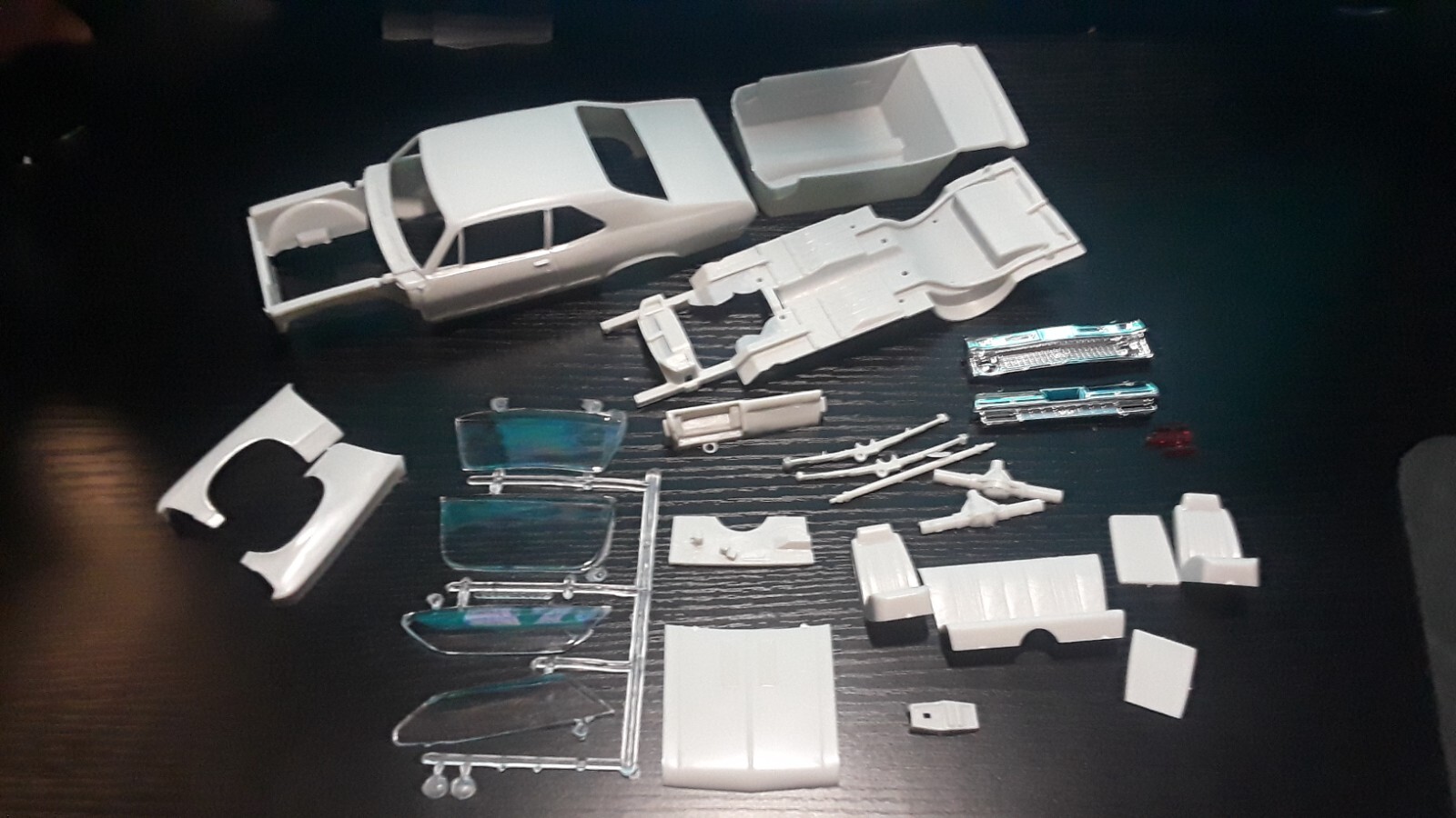 1/25 scale Model car parts AMT 72 Nova Body chassis Interior &parts | eBay