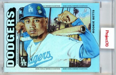 2021 TOPPS PROJECT 70 MOOKIE BETTS BY TYSON BECK - RAINBOW FOIL 05/70 ...