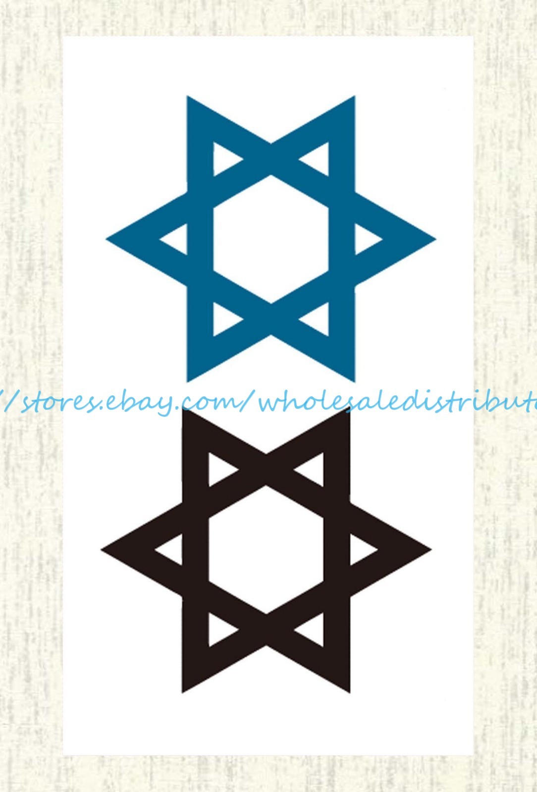 6 Point Star Tattoos