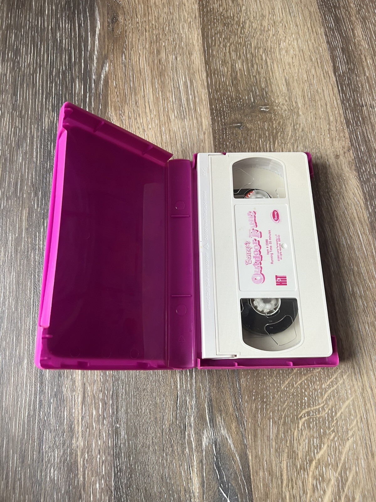 Barney's Outdoor Fun! VHS Tape 2003 Children’s Sing Along Songs White ...