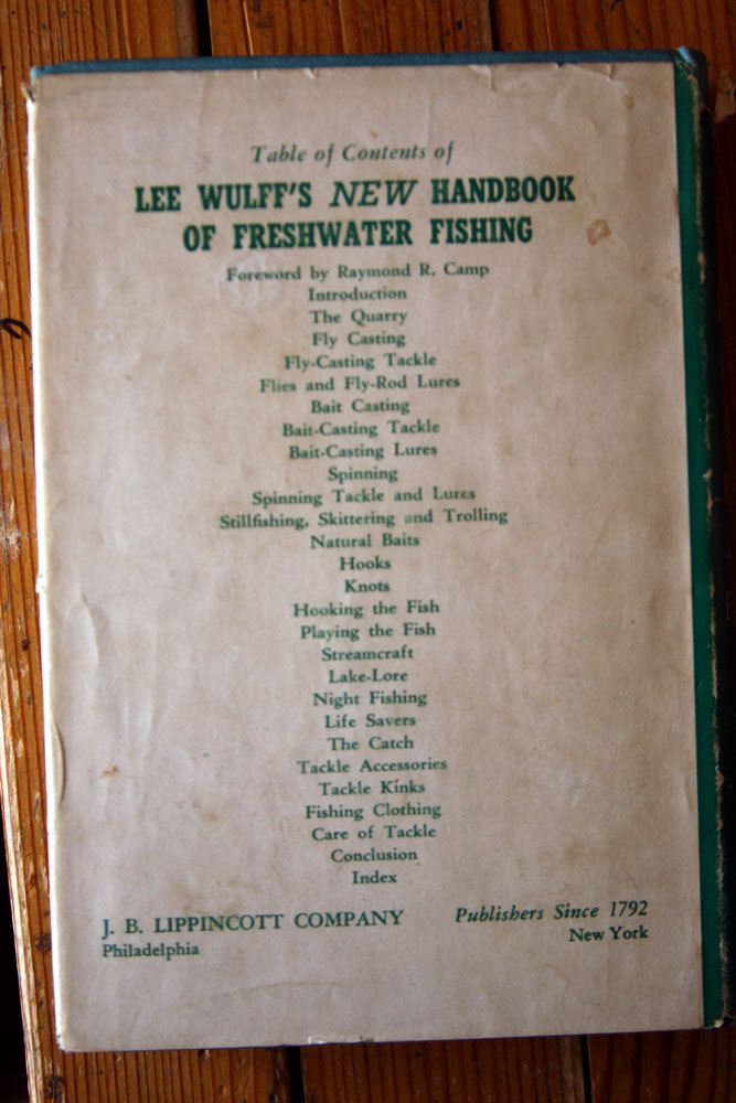 Lee Wulff's New Handbook of Freshwater Fishing 1951 HC/DJ Rare Angling ...