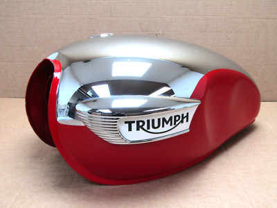 Triumph Bonneville Speedmaster 2023 petrol fuel tank red #dented ...