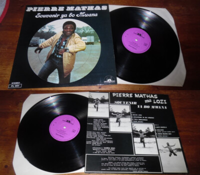 PIERRE MATHAS - Souvenir Ya Bo Mwana LP French Press Soukous Congo EX ...