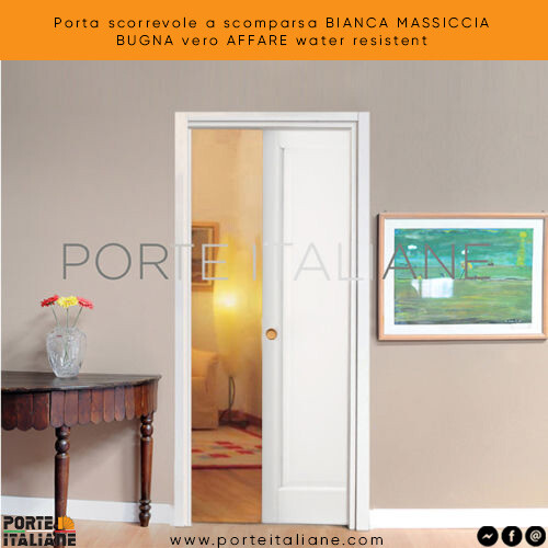 Porta scorrevole a scomparsa BIANCA MASSICCIA BUGNA vero AFFARE ...