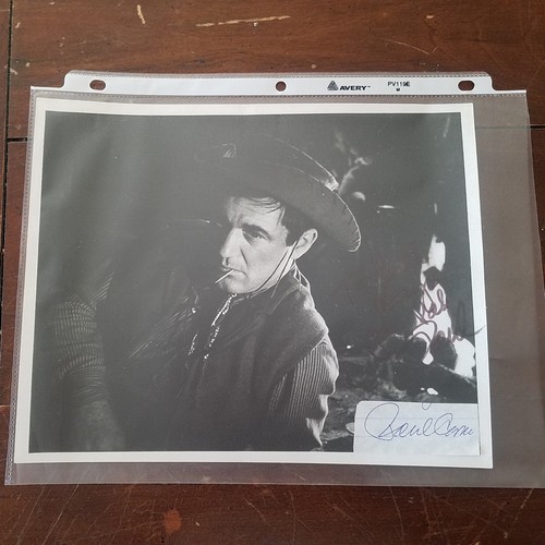 PAUL COMI HAND SIGNED 8x10 PHOTO as "Yo yo" FROM RAWHIDE Classic Actor ...