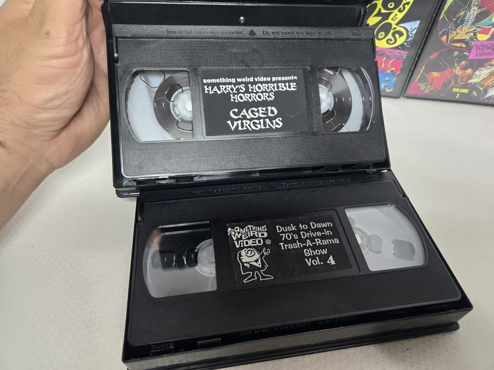 Something Weird Video - Lot Of 11 VHS Tapes Rare Scare Films Horror ...