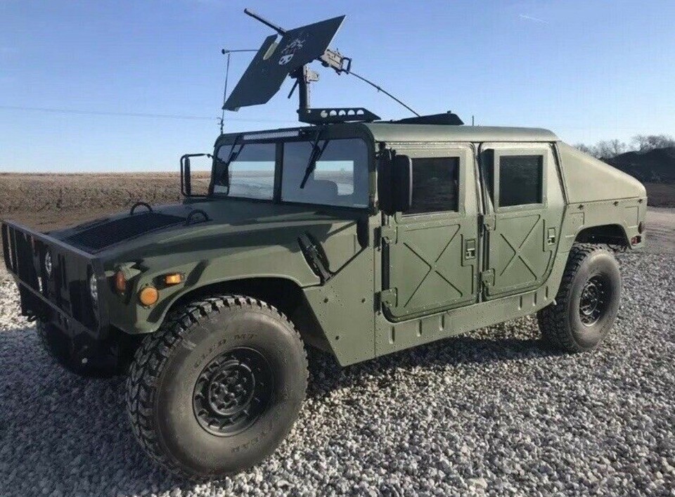 New Hard X-Doors Set of 2, Front, Fits All HUMVEE - Made in USA, Green ...
