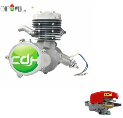 CDHPOWER 2 Stroke PK80 Motor 40mm & Carburetor-Gas Bicycle Engine Kit ...