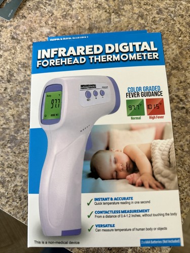 Infrared Digital Forehead Thermometer Instant & Accurate Measurement | eBay