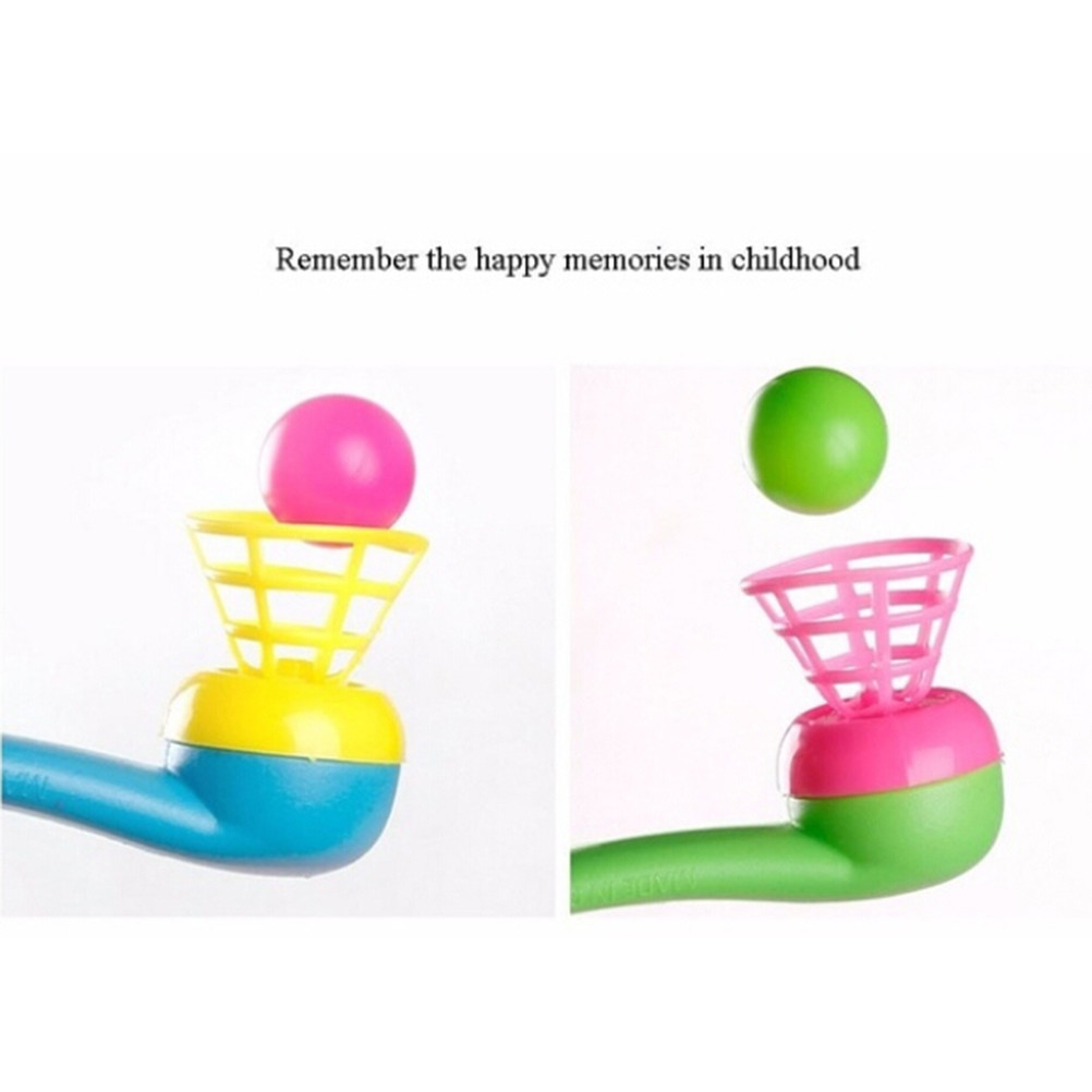 3Pcs magic floating ball game kids gift toys blow pipe balls for party ...