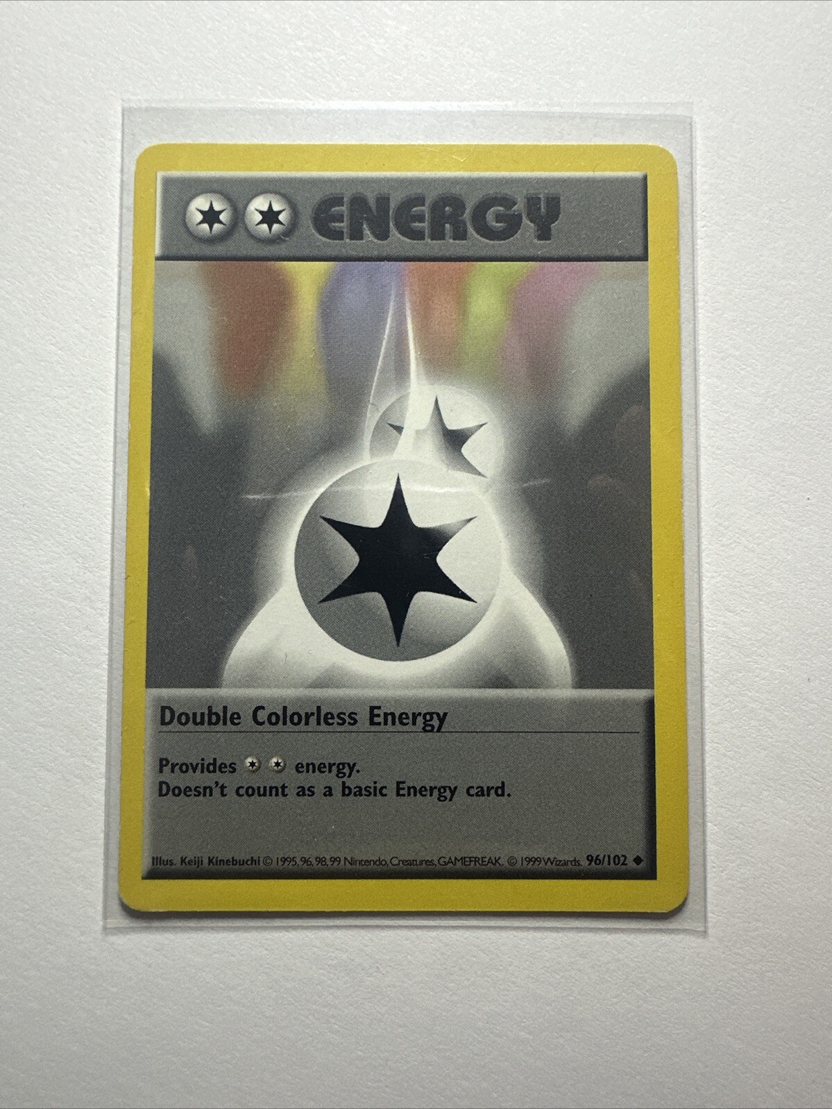 Shadowless Base Set Double Colorless Energy 96/102 Pokemon Card | eBay