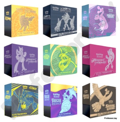 Pokémon Cards BRAND NEW ( NOT FACTORY SEALED ) EX-DISPLAY ETB ELITE ...