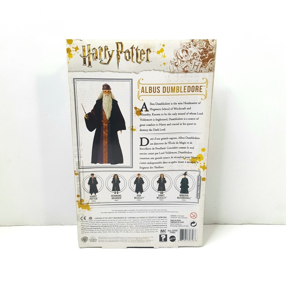 Harry Potter 2018 Wizarding World Figurine Albus Dumbledore Mattel ...