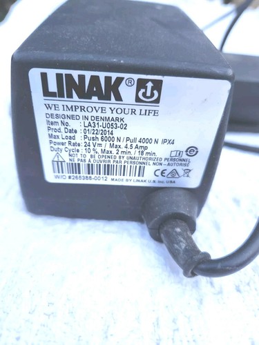 Linak LA31-U053-02 Actuator 6000N Push | eBay