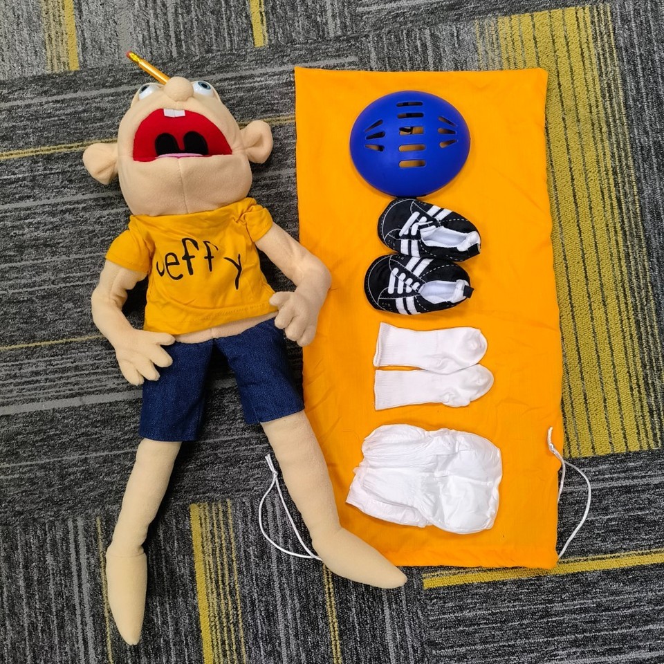 Jeffy Hand Puppet Plush Toy 23" Stuffed Doll with Working Mouth | Kids ...