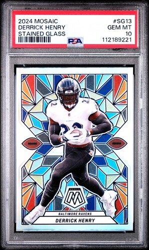 2024 PANINI MOSAIC STAINED GLASS DERRICK HENRY PSA 10 #SG13 | eBay