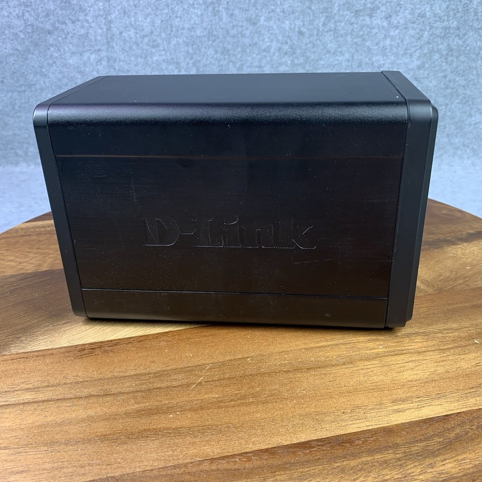 D-LINK (DNS-323) 2-Bay Attached Network Storage Enclosure *NO ADAPTER ...