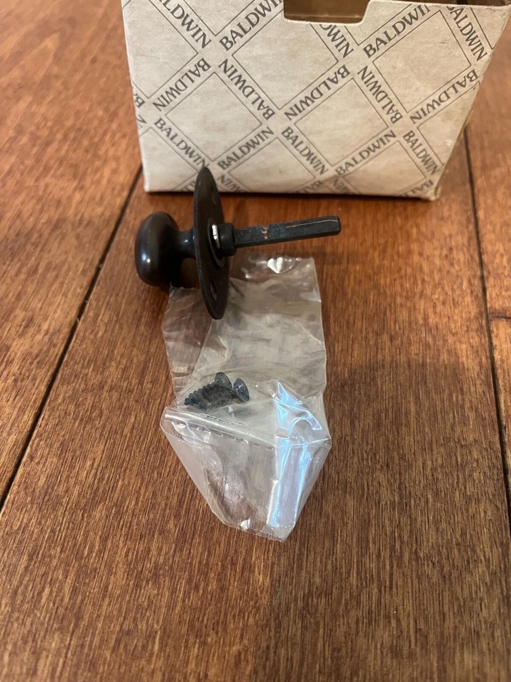 BALDWIN HARDWARE 6756-112 MORTISE LOCK TURNPIECE, VENETIAN BRONZE ...