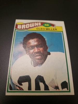 1977 Topps Cleo Miller #92 Cleveland Browns Football Card | eBay