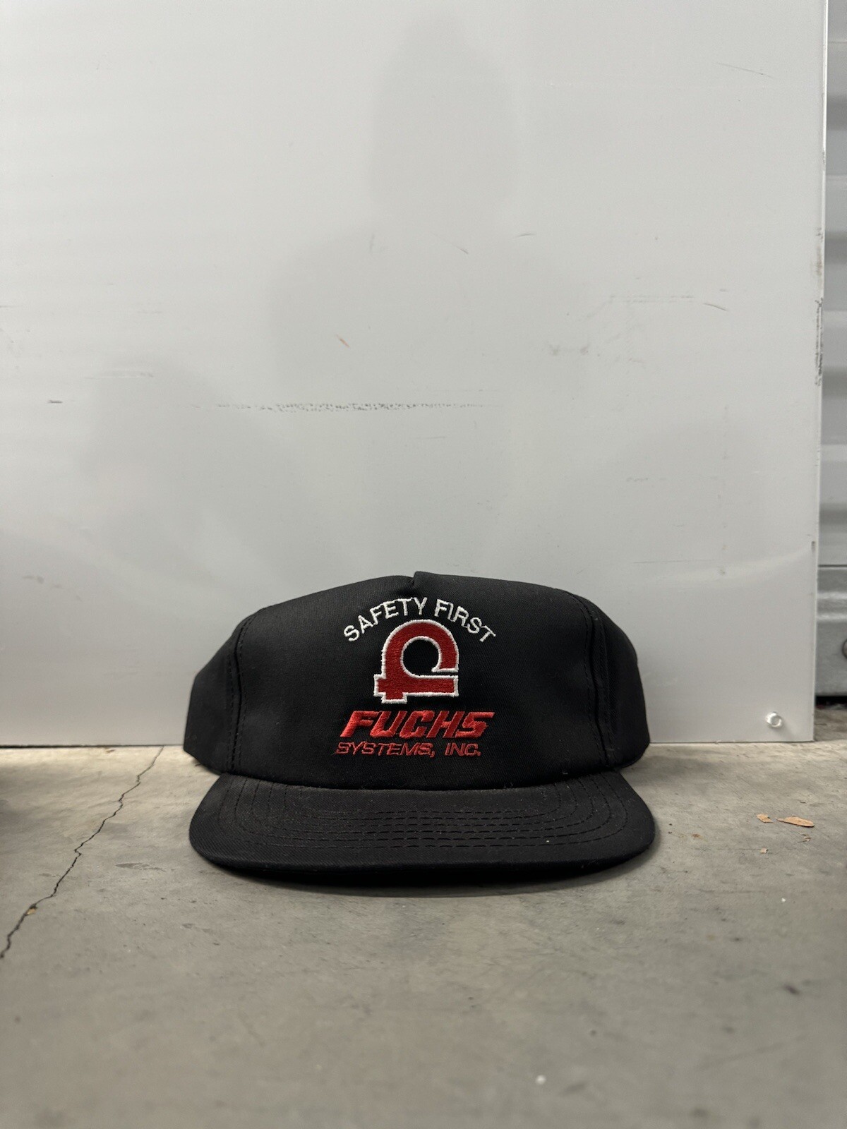RARE- Vintage FUCHS Safety First Baseball Cap/Trucker… - Gem