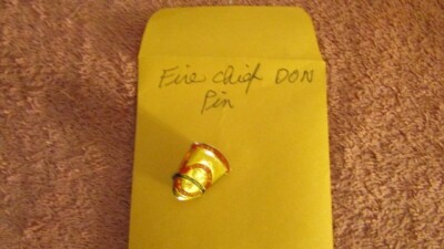 FIRE CHIEF PIN | eBay