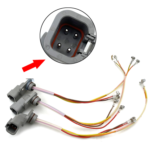 3PCS New Fuel Injector Wiring Harness Auto Accessories 3966805 For ...