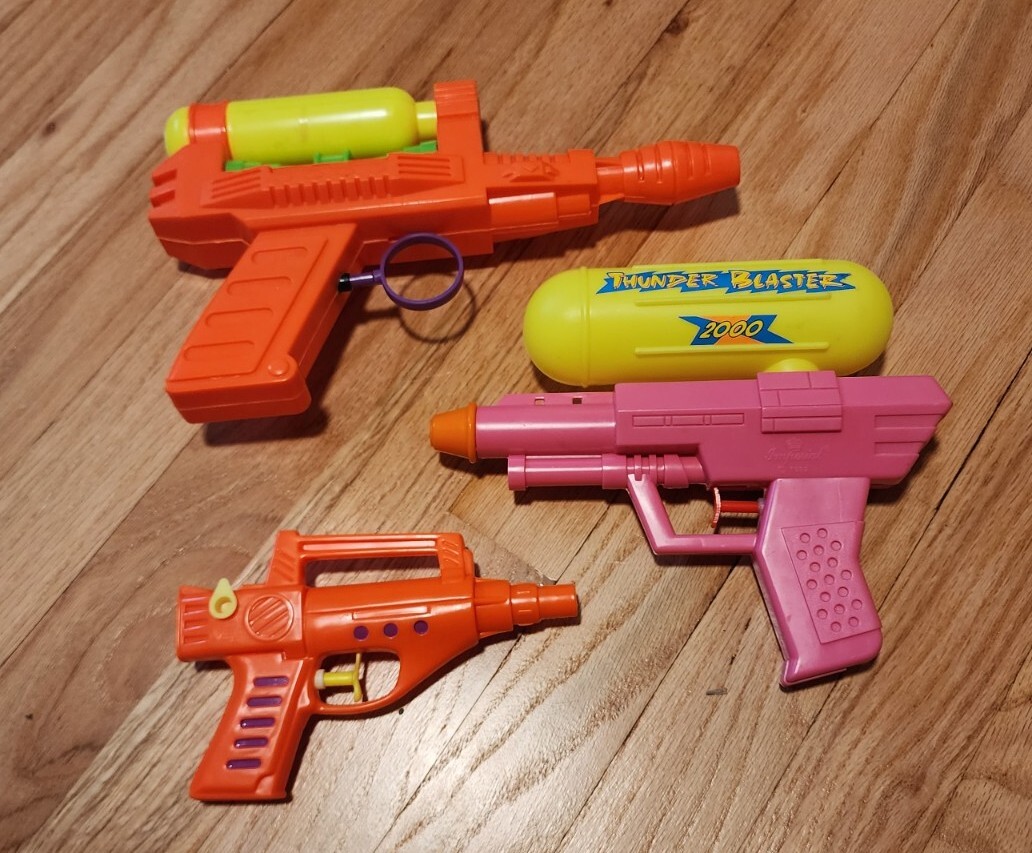 LOT of 3 Vintage 1990s supersoaker water gun thunder blaster 2000 | eBay