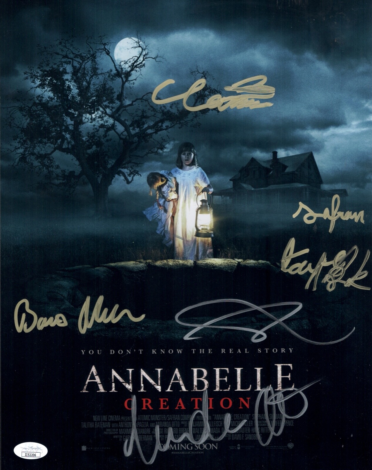 ANNABELLE CREATION Cast X6 Signed 11X14 Photo In Person Autograph JSA ...