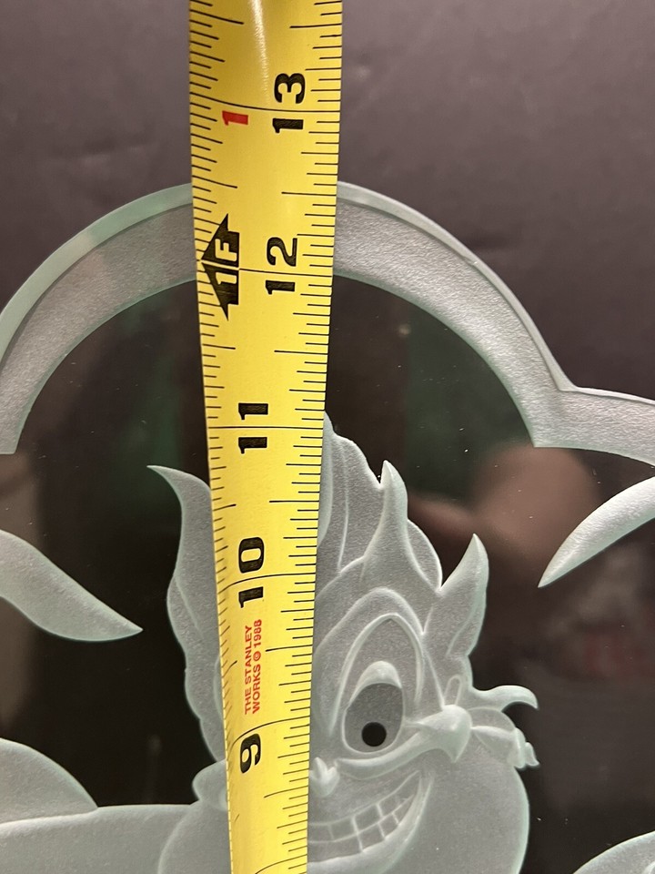 RARE LARGE ETCHED GLASS DISNEY URSULA GUENTHER SCULPTURE DISPLAY LE 45/ ...