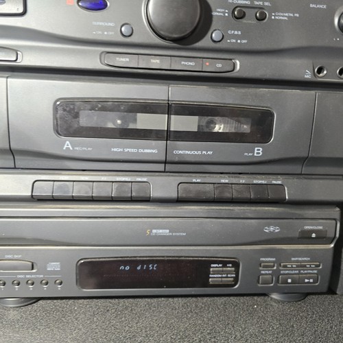 Samsung SCM-8300 Hifi Stereo CD Tuner, Tape, Turntable w/ Speakers ...