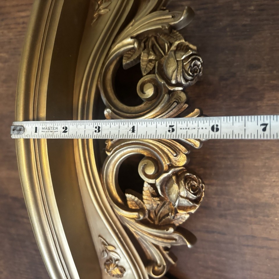 Syroco Home Interiors Wall Shelf Gold Ornate Scroll Vintage Hollywood ...