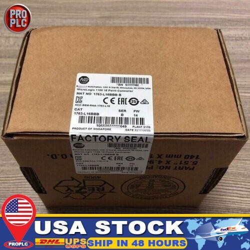 New Allen Bradley 1763-L16BBB /B MicroLogix 1100 16 Point Controller ...