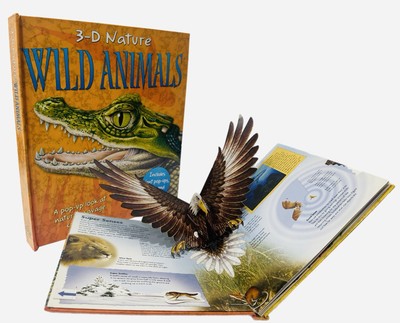 3-D Nature Wild Animals: Look At Nature’s Savage Creatures Pop Up Book ...