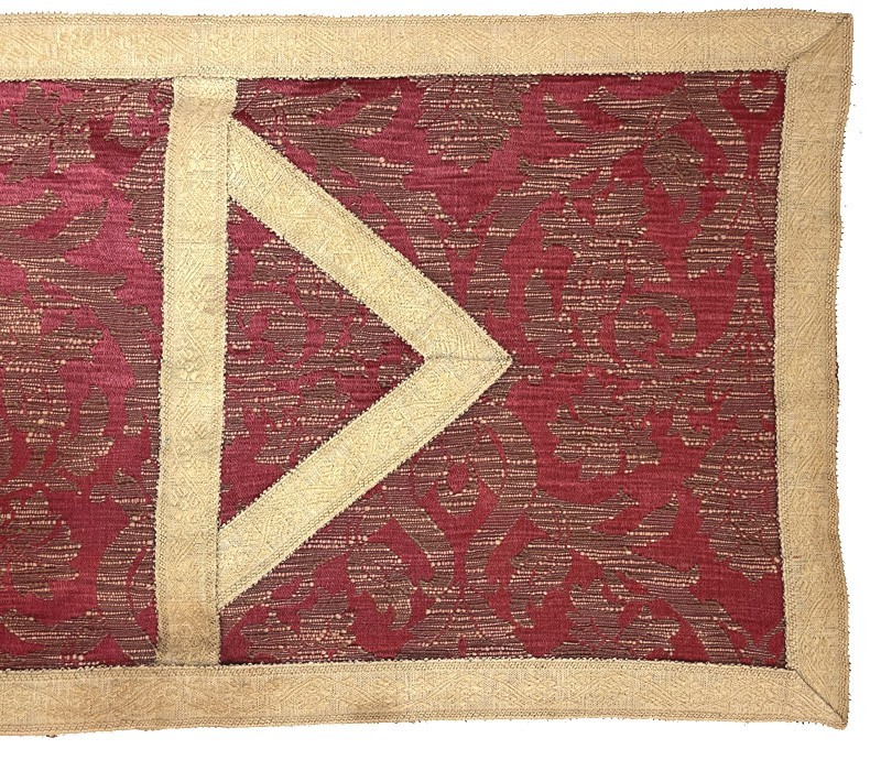 OLD OTTOMAN BROCADE TEXTILE TO DECORATE THE TABLE | eBay