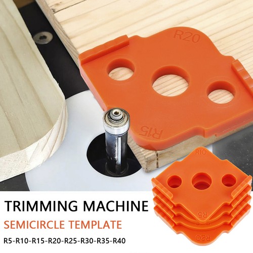 4Pcs Corner Routing Template Plastic Radius Jig Router Template Rounded ...