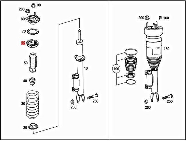 Genuine Mercedes-Benz Upper Seat 2053220184 OEM for sale online | eBay