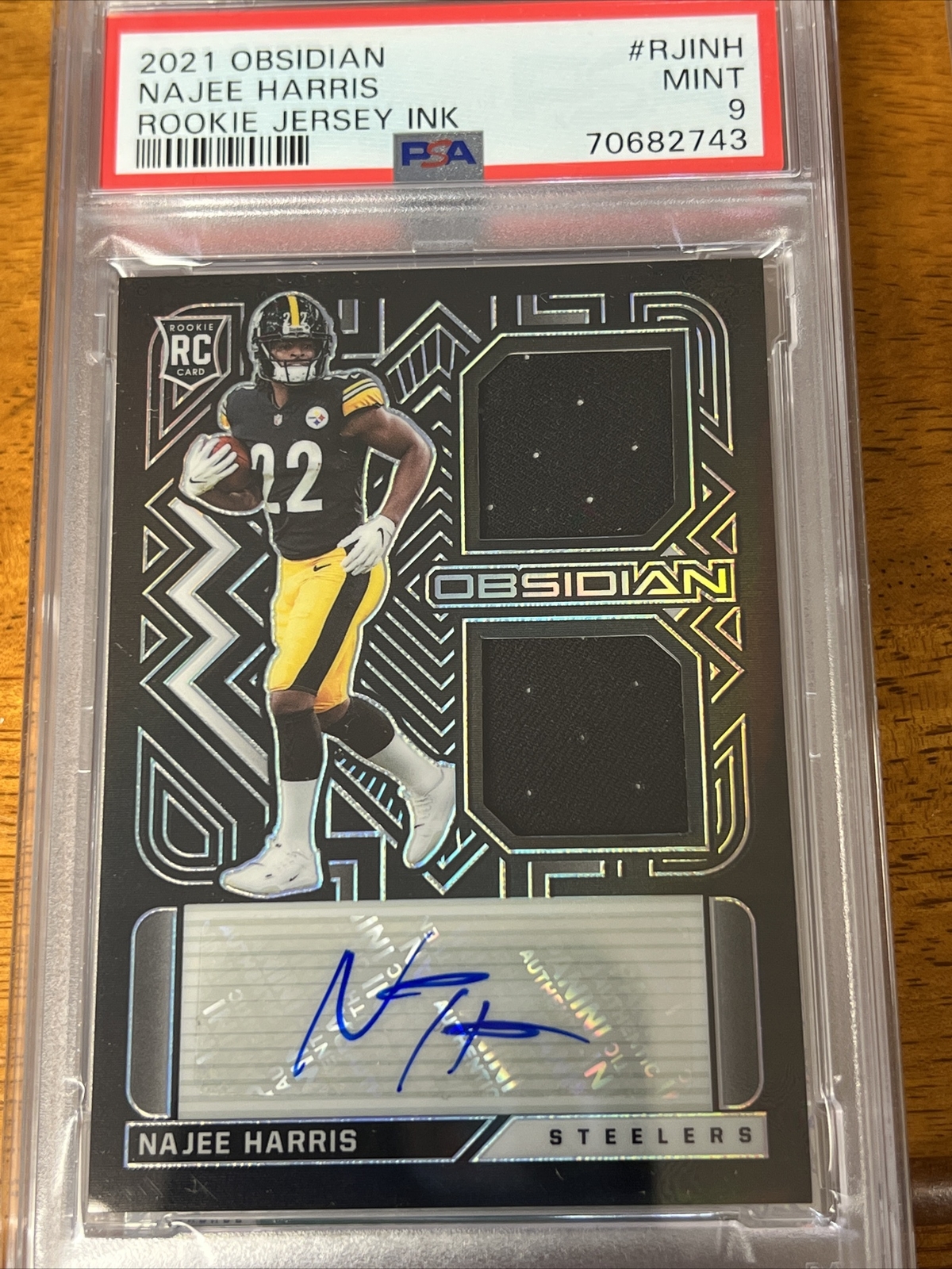 2021 Panini Obsidian Najee Harris Dual Patch RPA #RJI-NH /150 Rookie ...