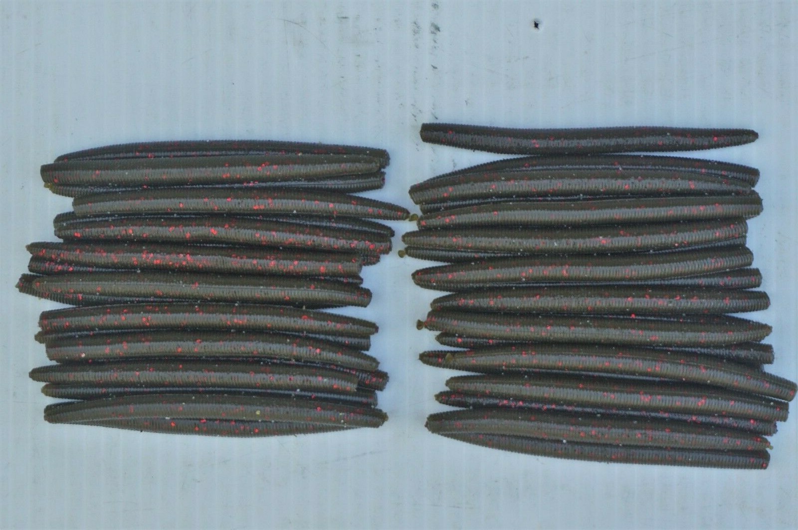 4" Baby Tiki-Stick Soft Plastic Fishing Wave Worms - Pick Quantity ...