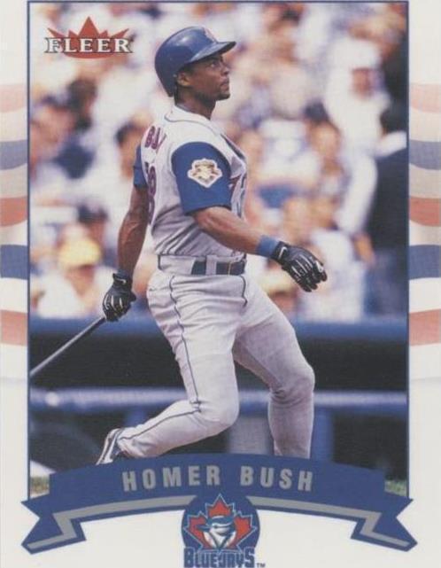 2002 Fleer - Homer Bush #324 Gold Back for sale online | eBay