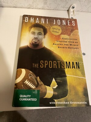 The Sportsman Book Autographed by Dhani Jones Signed University of ...