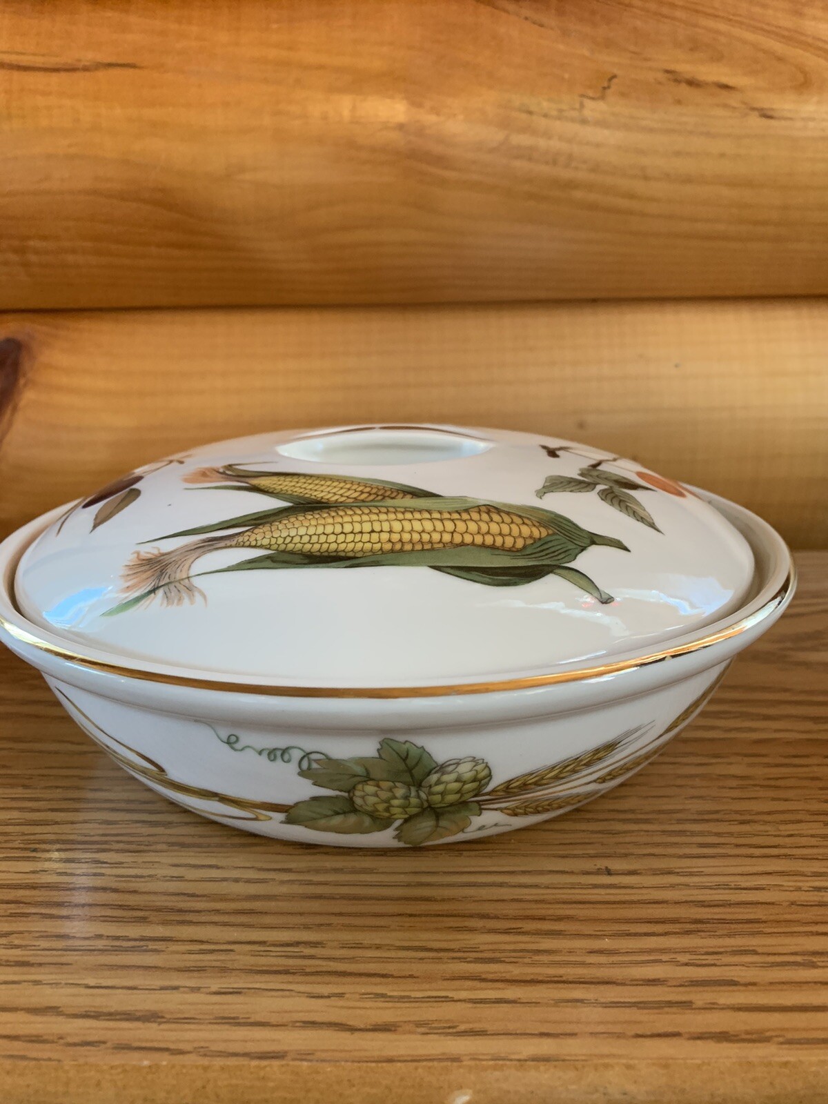 Royal Worcester Gold Trimmed Dish W/Lid | eBay