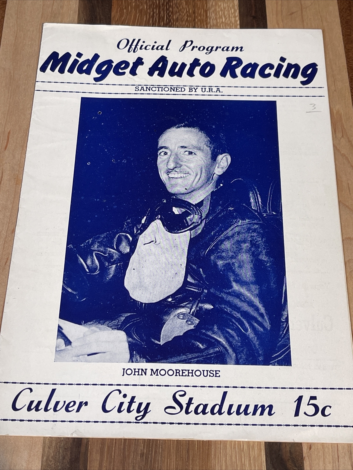 Vintage Culver City Stadium CA URA Midget Race Program, Jimmy Bryan ...