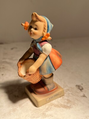 Goebel Hummel Figurine Little Helper #73 TMK 3 Girl With Basket 4 ...